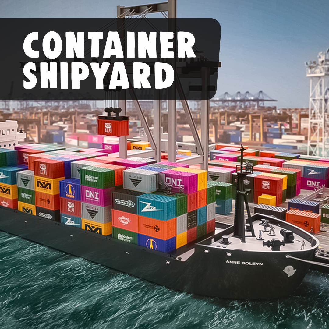 Monster Scenery: Container Shipyard – Monster Fight Club