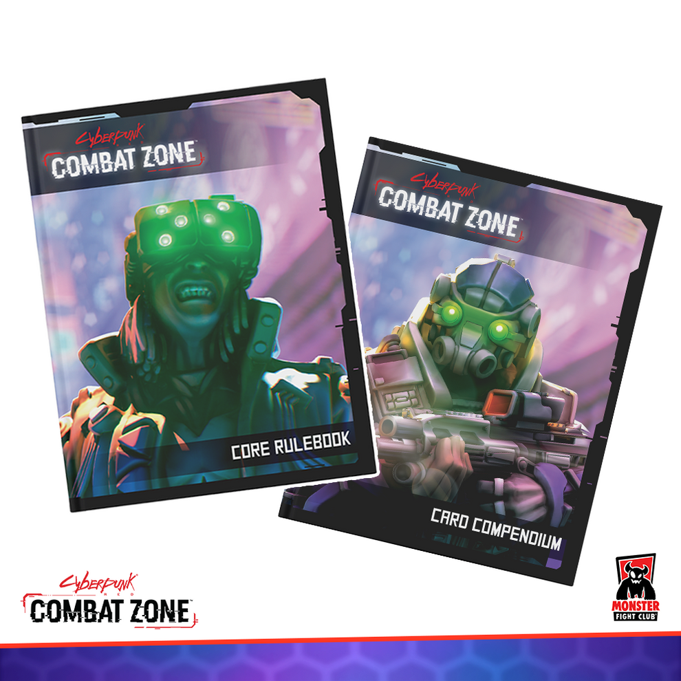 Cyberpunk RED: Combat Zone Hardcover CORE RULEBOOK & CARD COMPENDIUM B – Monster Fight Club