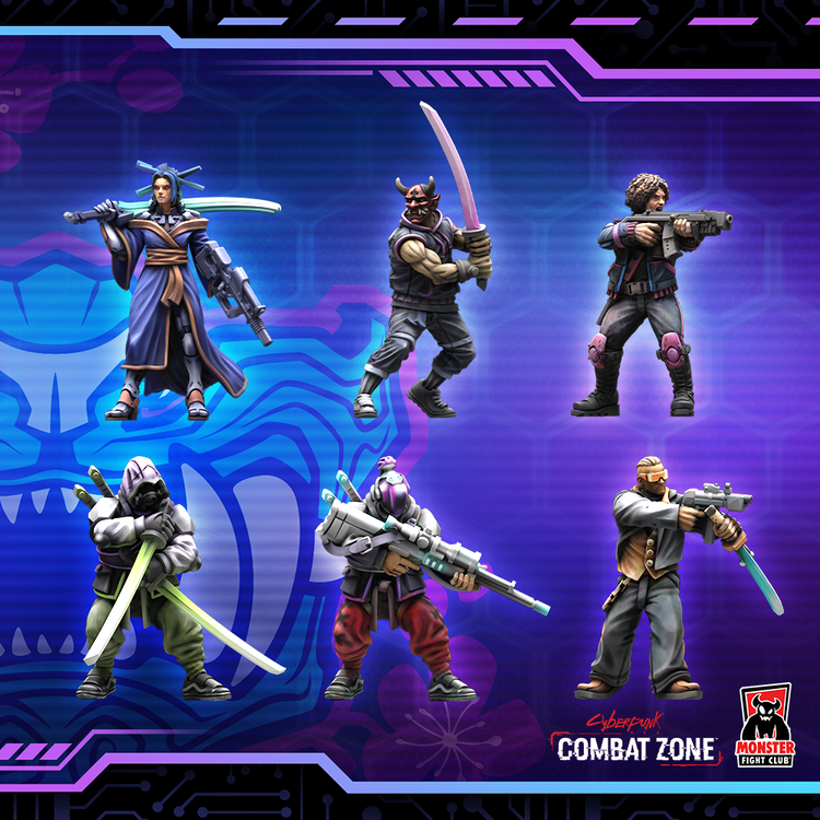 Monster Fight Club S Cyberpunk Red Combat Zone Collection Tagged