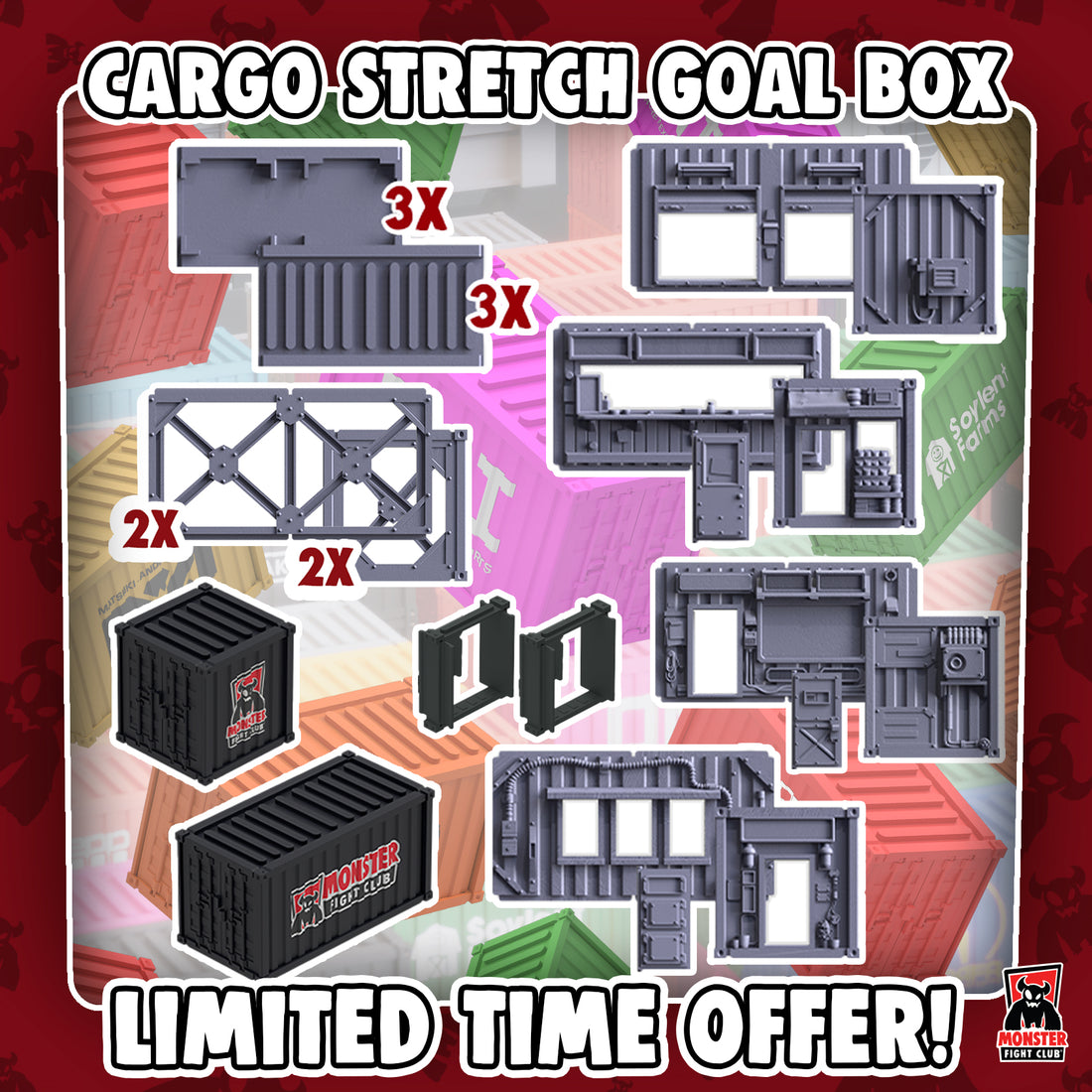 Cargo Stretch Goal Box – Monster Fight Club