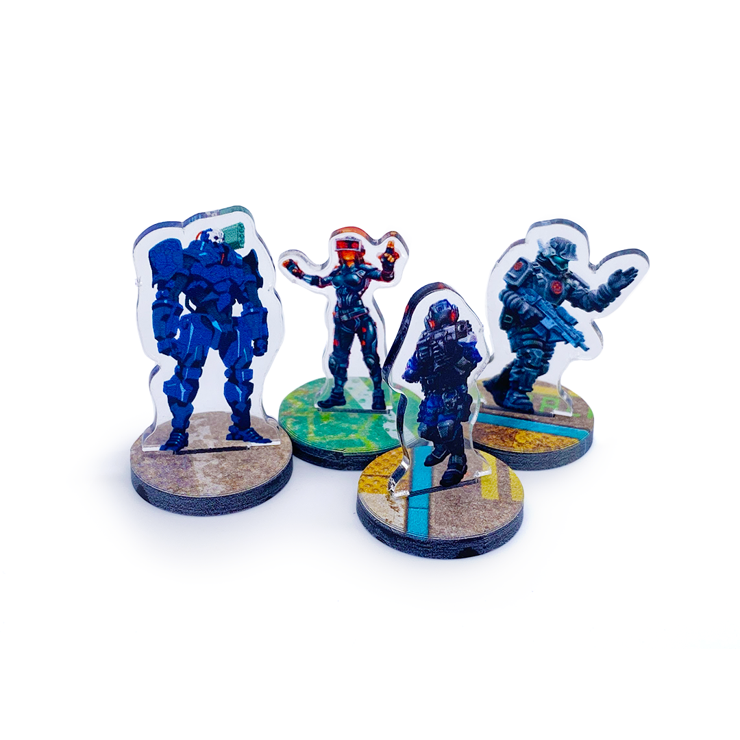 Cyberpunk: Edgerunners Mission Kit Acrylic StandUpz™ – Monster Fight Club